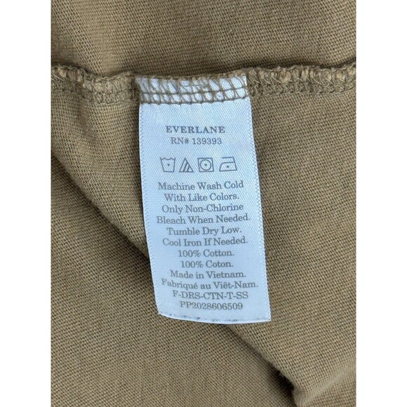 Everlane | Dresses | Everlane The Weekend Pocket Tshirt Dress M Toasted Coconut Brown Casual B ...
